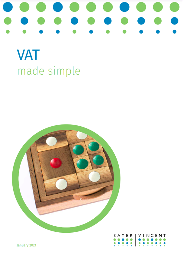 VAT made simple - Sayer Vincent